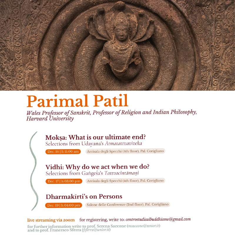 Ciclo di conferenze del Prof. Parimal Patil | Università degli Studi di ...